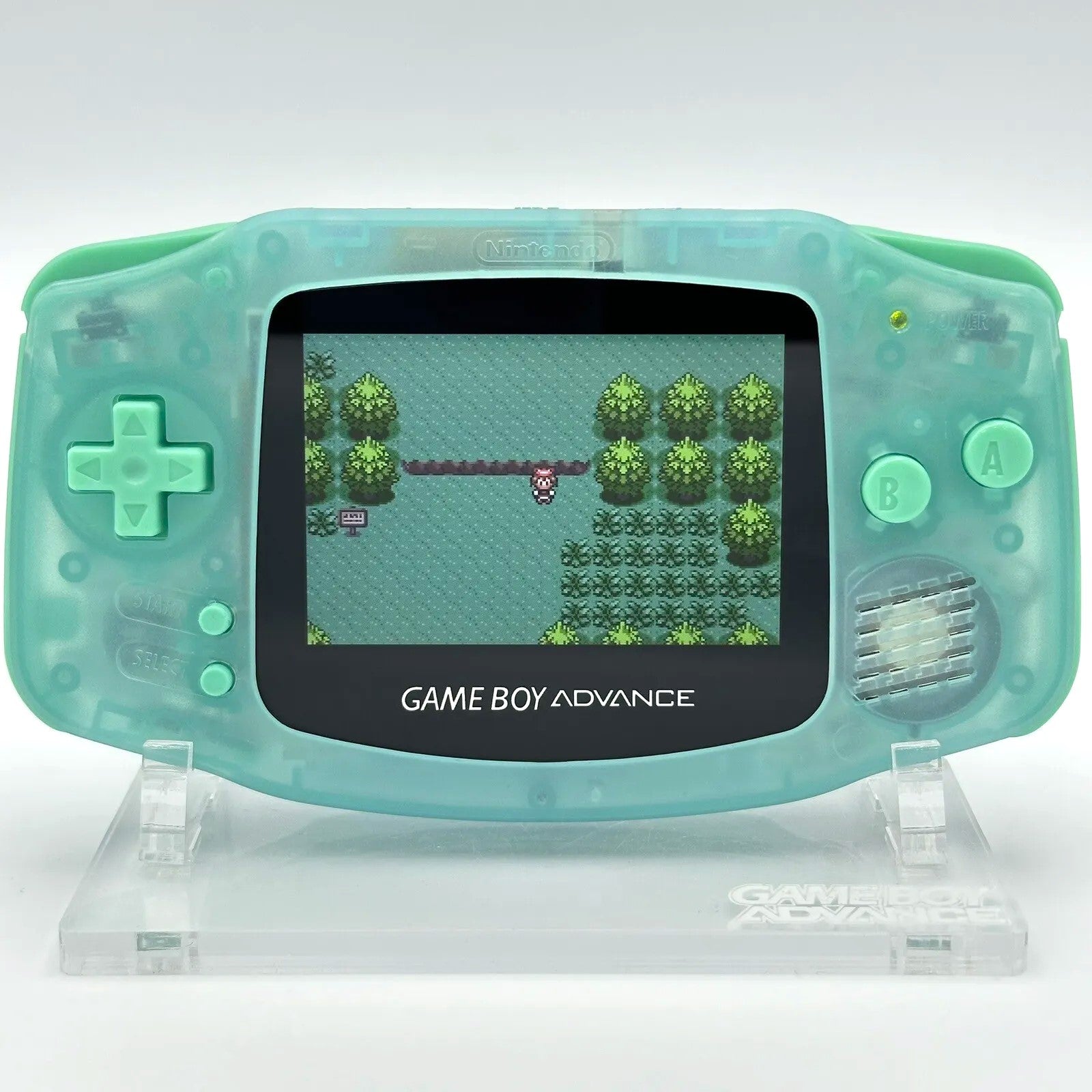 Game Boy Advance IPS V2 Console - Mint & Ice Blue – Throwback Gaming