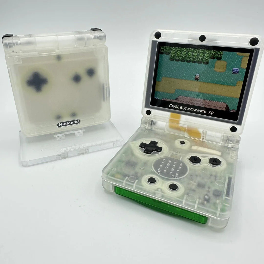 Game Boy Advance SP Console - Clear Skeleton – Throwback Gaming
