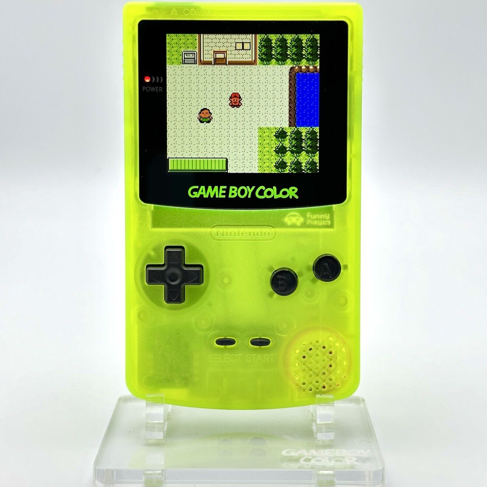 Game Boy Color IPS V2 Console - Extreme Green – Throwback Gaming